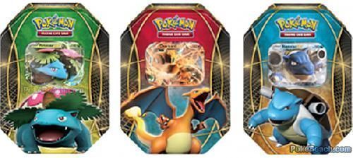 Florizarre-EX, Dracaufeu-EX et Tortank-EX Automne 2014